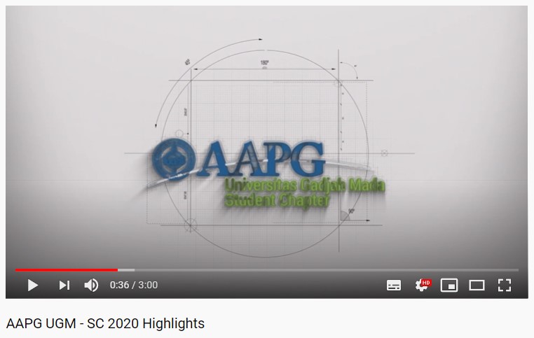 AAPG SC UGM Juarai International AAPG SC Youtube Video Contest 2020 ...